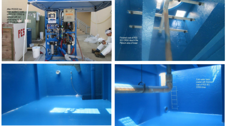 Cooling Tower Epoxy Coating Services For The End Of Cooling Season | PES Solutions
